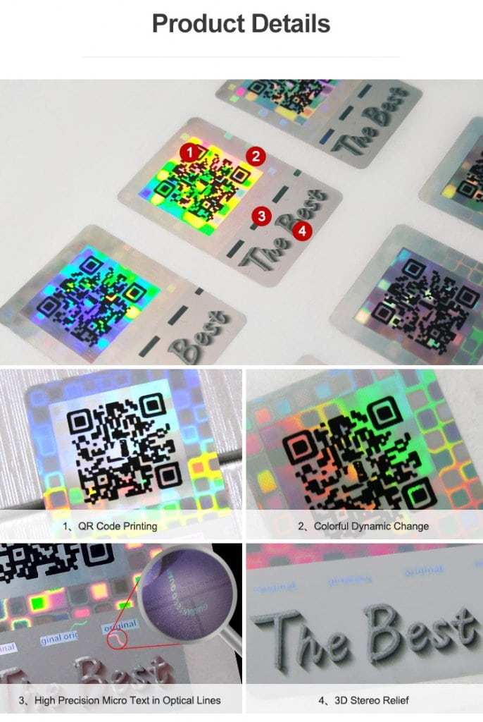 Security Hologram QR Code Sticker for Verification — NIPIMAGE Security Hologram QR Code Sticker for Verification — NIPIMAGE
